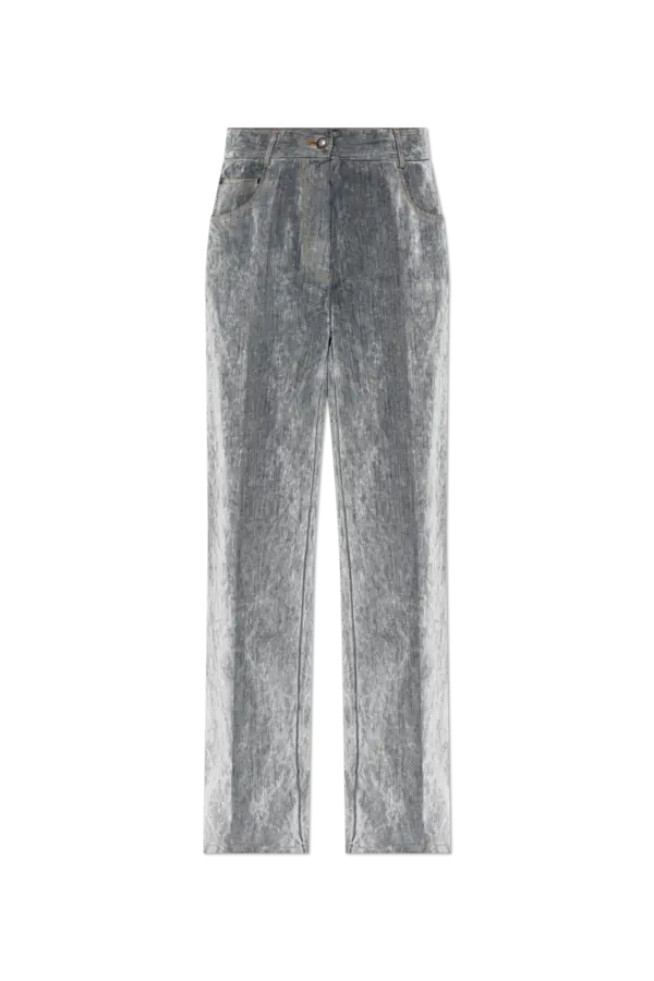 FORTE_FORTE Velvet-finish Jeans