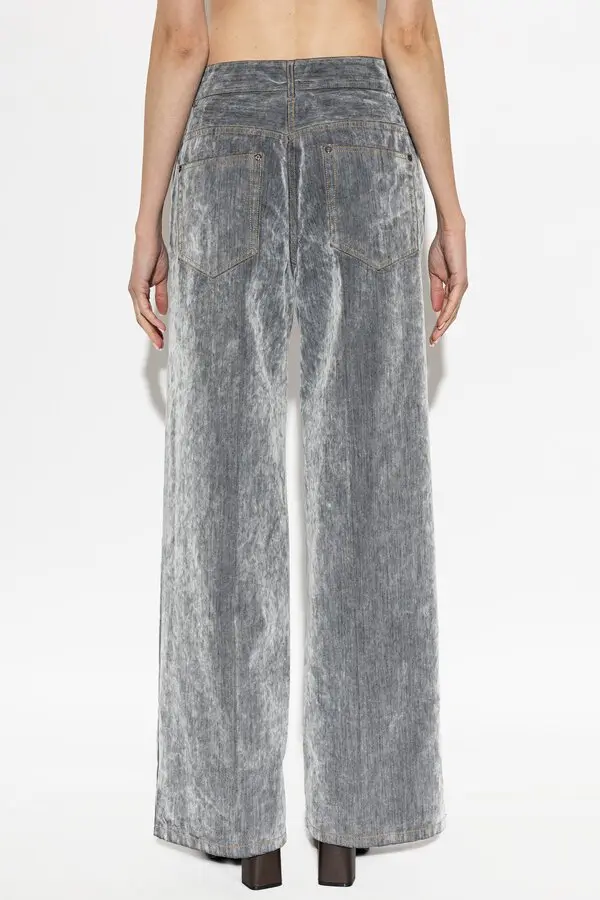 FORTE_FORTE Velvet-finish Jeans