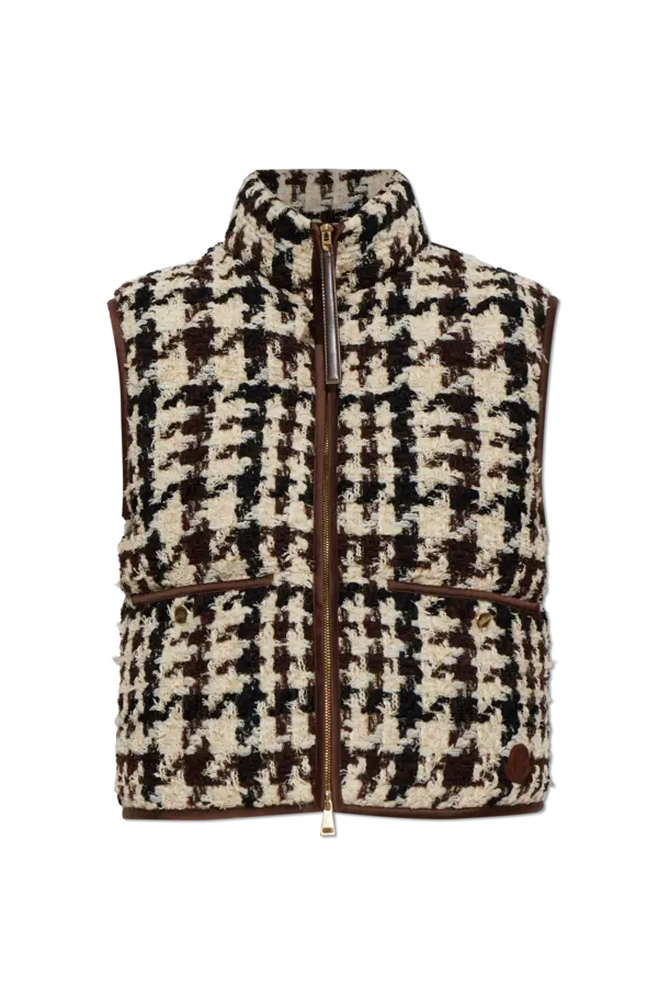 Moncler Down Vest ‘emotionnalite’ By - Brown