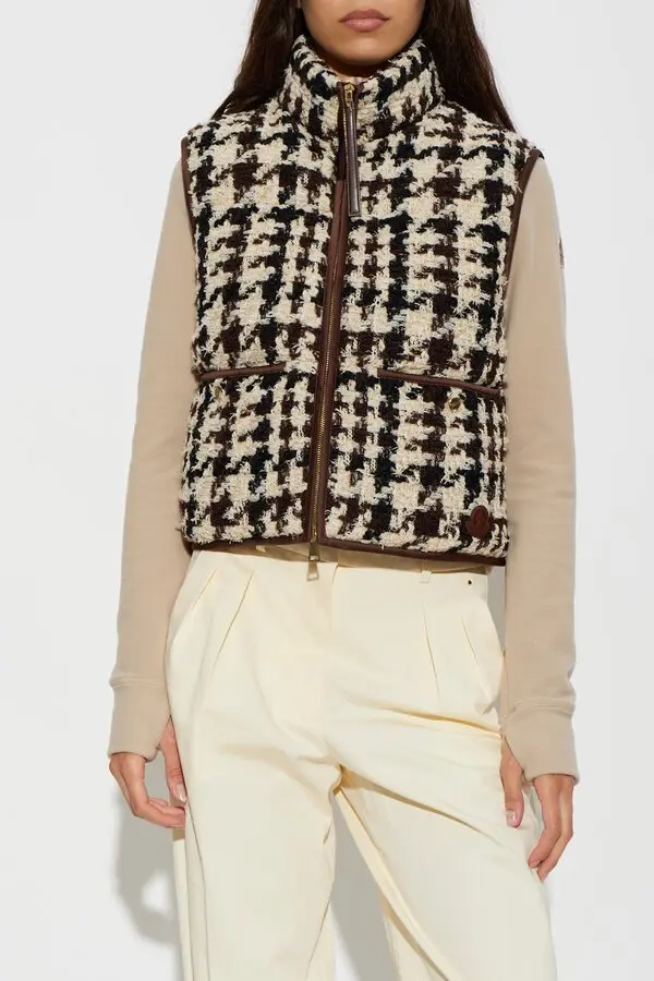Moncler Down Vest ‘emotionnalite’ By - Brown