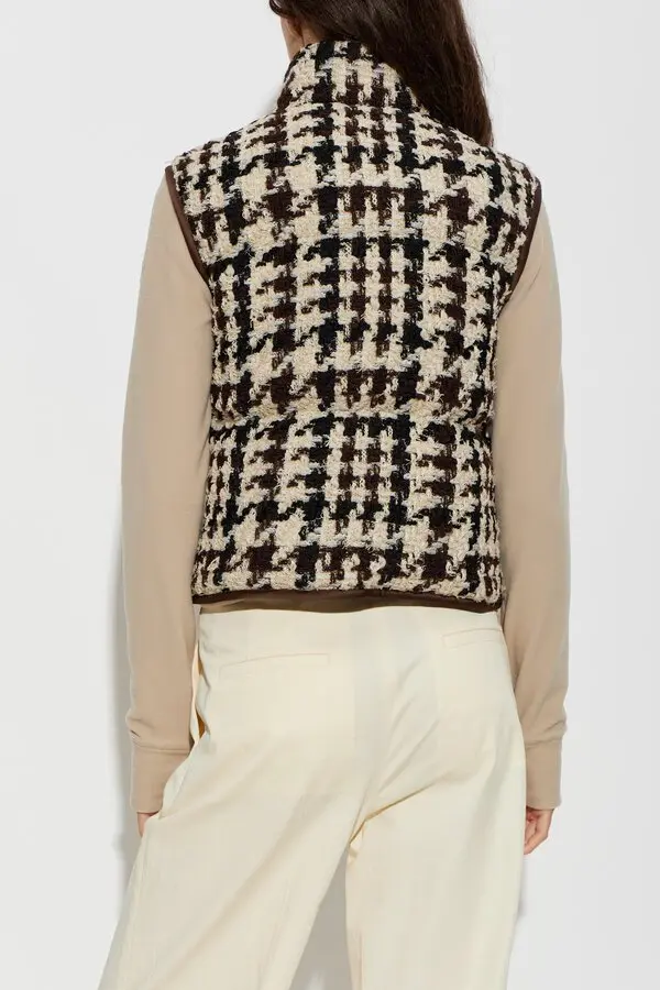 Moncler Down Vest ‘emotionnalite’ By - Brown