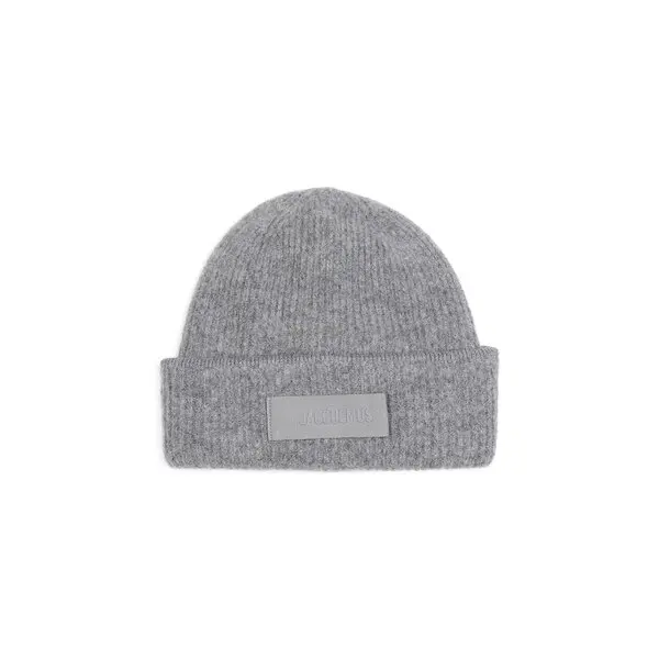 Jacquemus Le Bonnet Gros Grain Hat - Gray