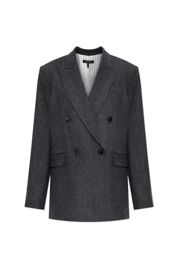 Rag & Bone Wool Blazer - Grey