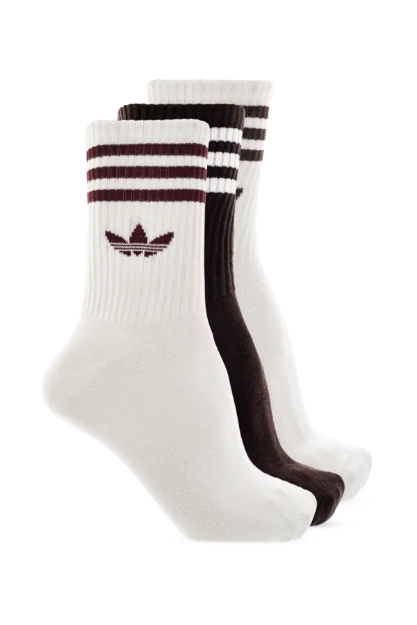 ADIDAS ORIGINALS 3-pack Logo Socks