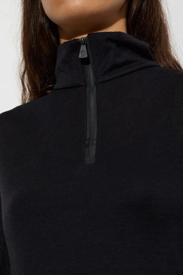 Moncler Performance & Style Thermal Top - Black