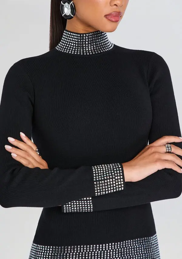 Retrofete Naema Embellished Knit Dress