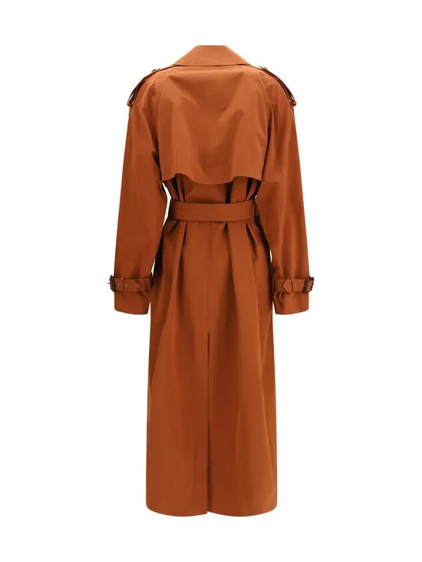 Saint Laurent Belted Double-breasted Coat