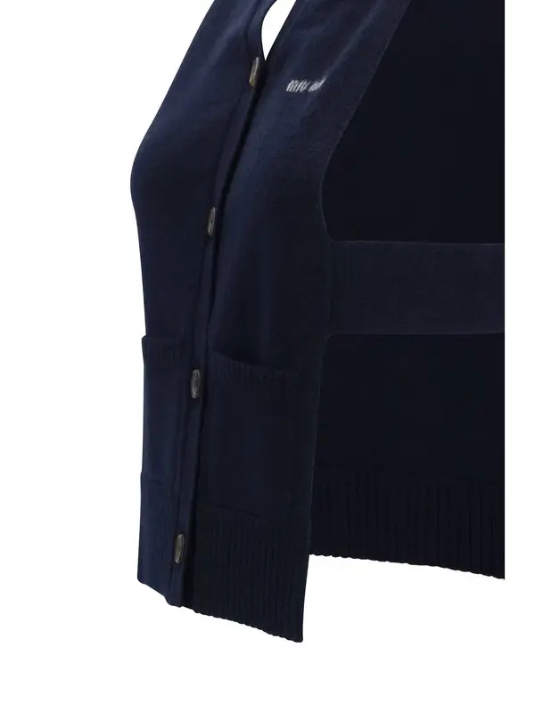 Miu Miu Cashmere Cardigan Vest