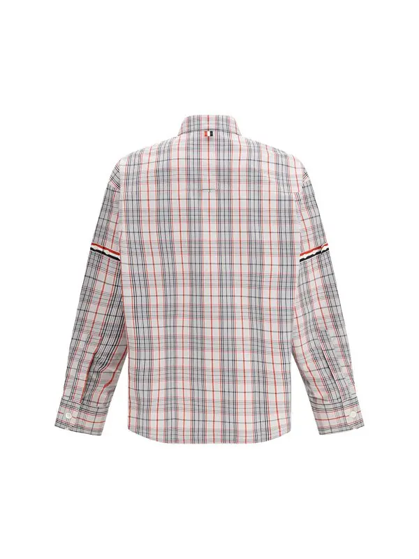 Thom Browne Check Shirt With Tartan Pattern - Multicolor