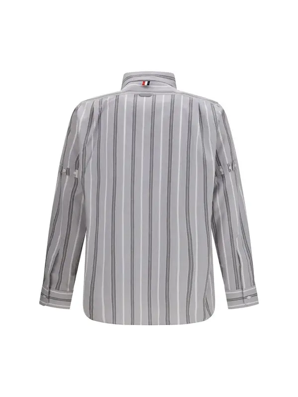 Thom Browne Madras Striped Armband Shirt