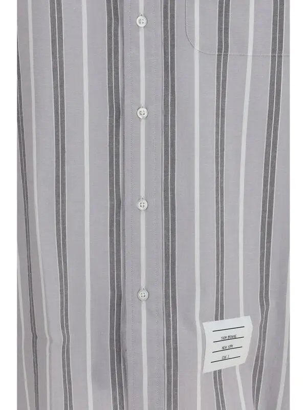 Thom Browne Madras Striped Armband Shirt