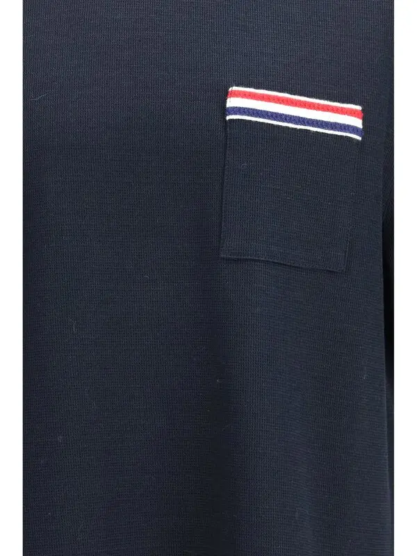 Thom Browne Short-sleeve Cotton-linen T-shirt