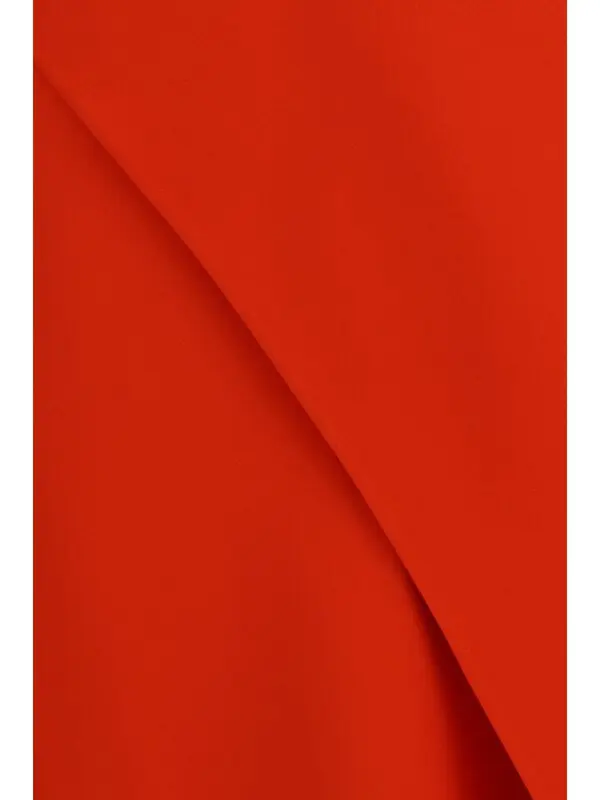 Balenciaga Draped Silk Midi Dress