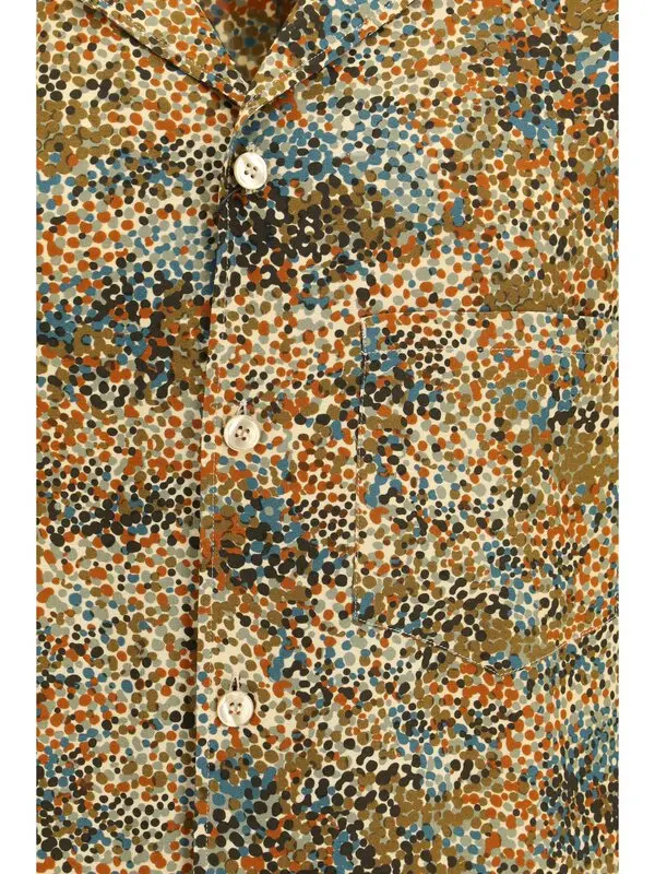 Saint Laurent All-over Print Boxy Shirt - Multicolor