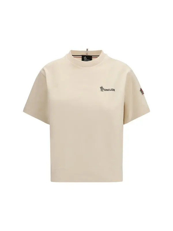 Moncler Logo Cotton T-shirt - Multicolor