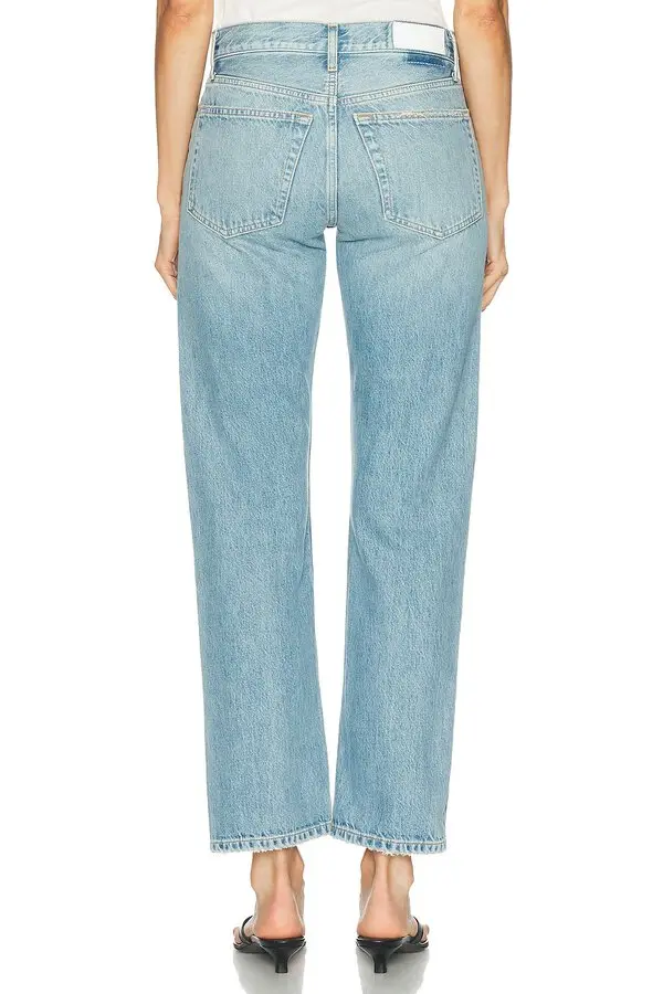 RE/DONE Blondie Straight Leg Jeans In Blue