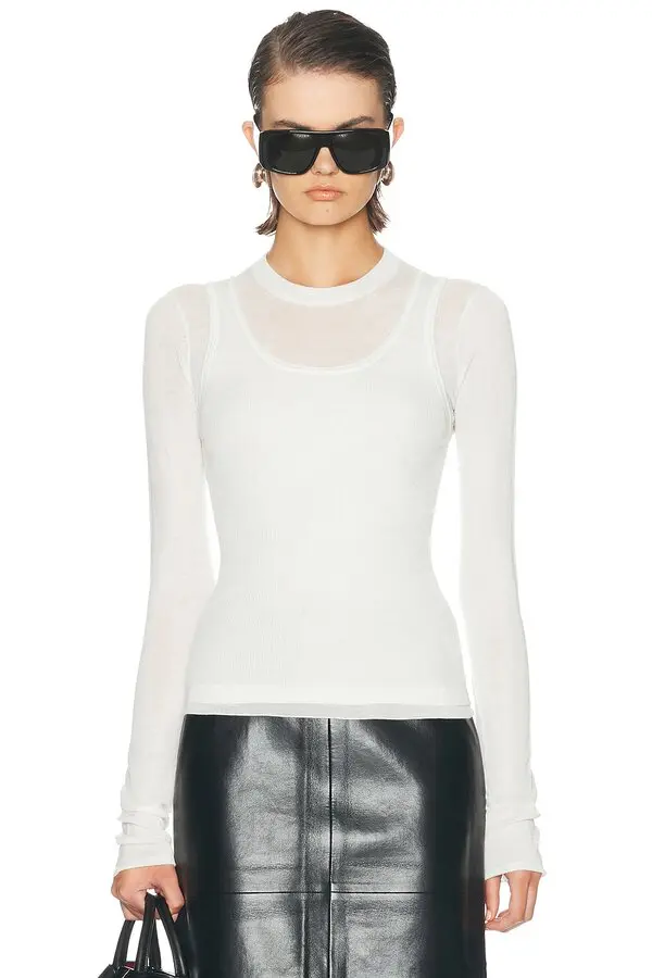 EAVES Wei Layered Crewneck