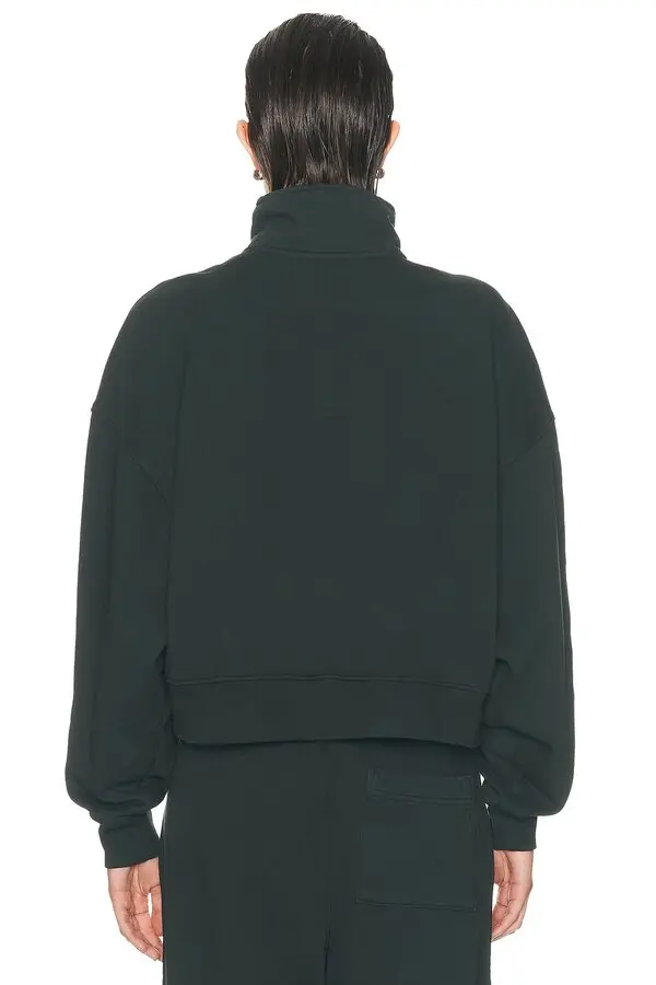 Citizens Of Humanity Mirelle Funnel Neck In Dark Green