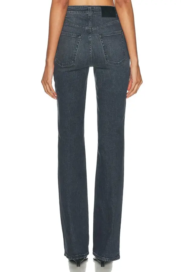 GRLFRND Melanie High Rise Boot Cut In Black