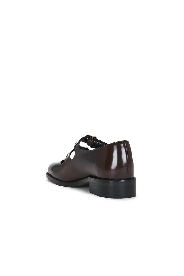 Sandy Liang Mary Jane Double Strap Loafer