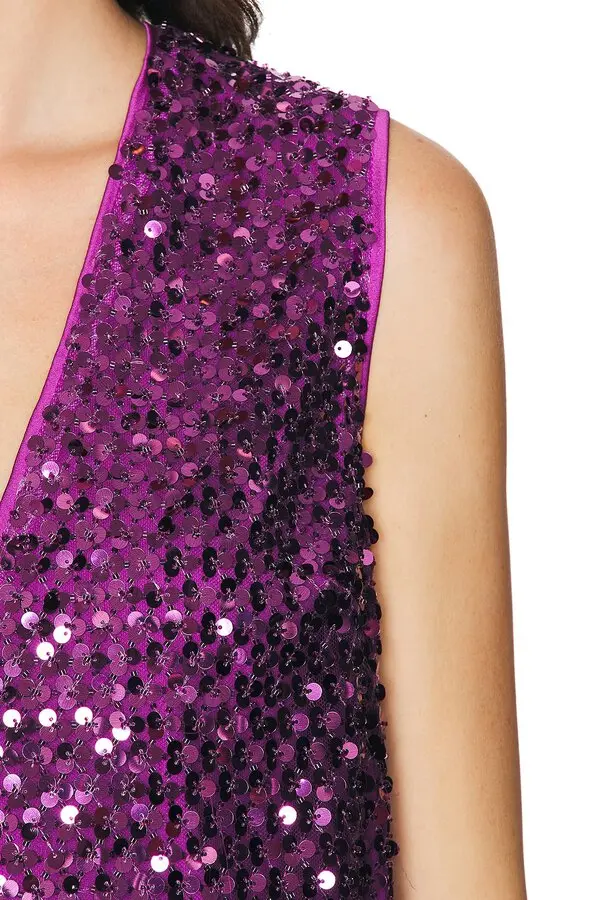 SIMONMILLER Fountain Sequin Dress - Amethyst