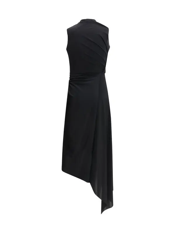 Balenciaga Draped Midi Dress