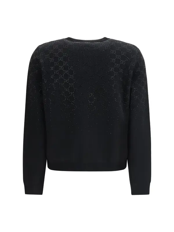 Gucci Long-sleeve Crew-neck Cardigan