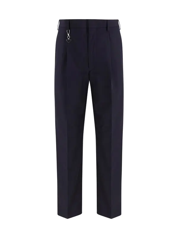 Prada Tailored Cotton Poplin Pants