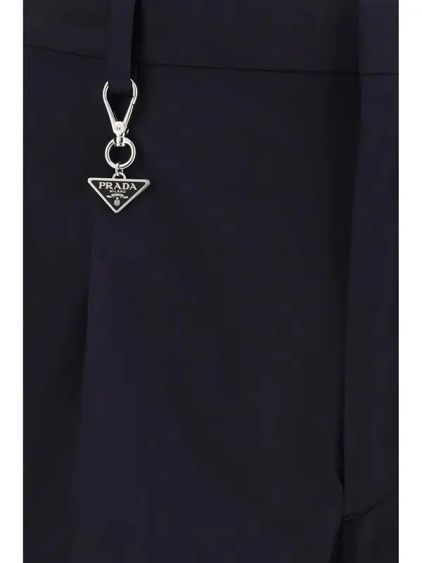 Prada Tailored Cotton Poplin Pants