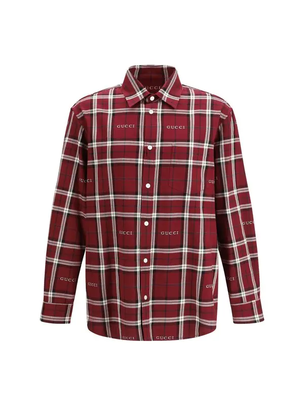 Gucci Multicolour Tartan Cotton Jacquard Shirt