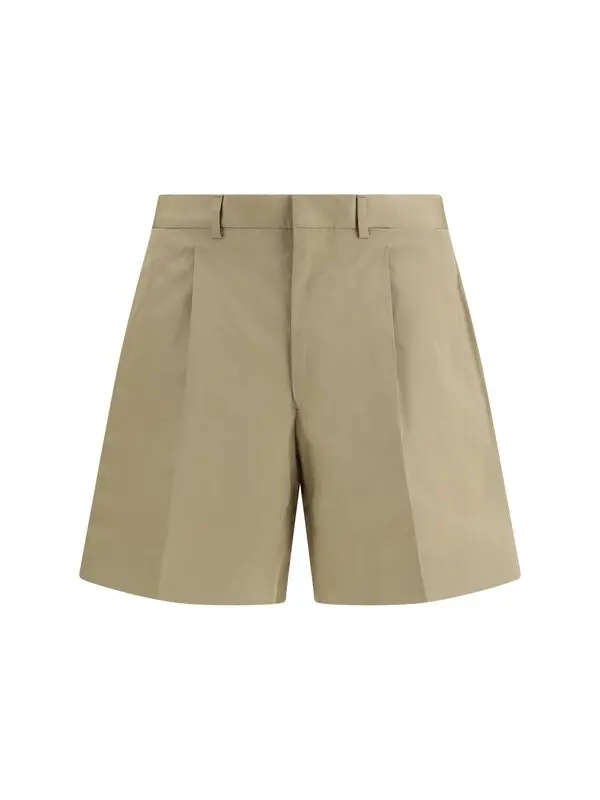 Prada Cotton Shorts - Cream