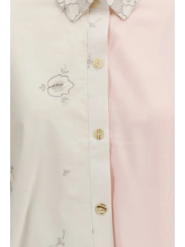E.L.V. DENIM Emilie Embroidered Shirt
