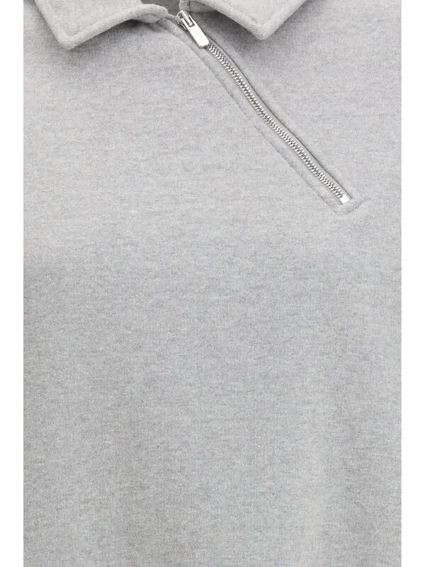Miu Miu Sweatshirt With Oblique Zip Closure