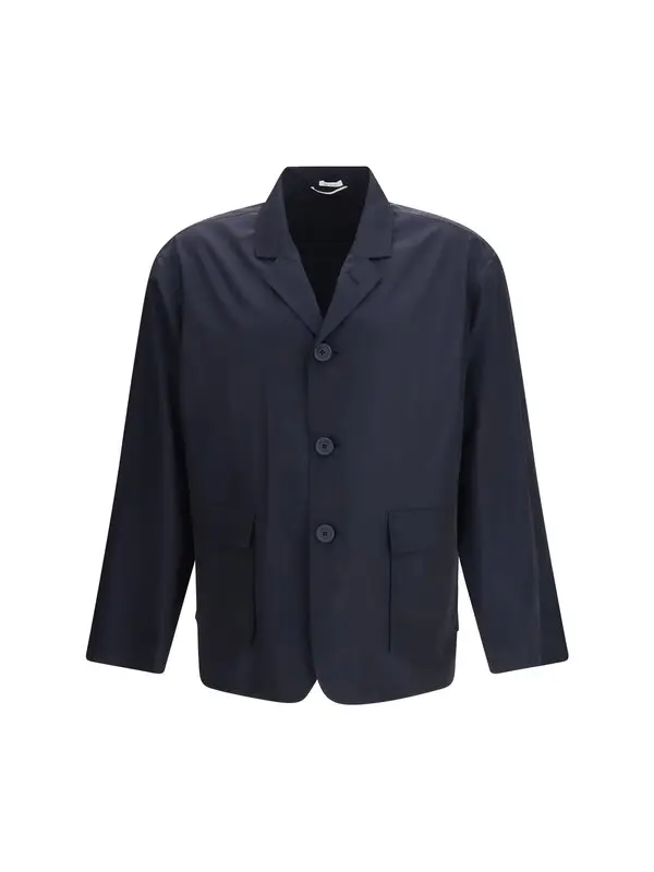 Thom Browne Packable Logo Print Jacket