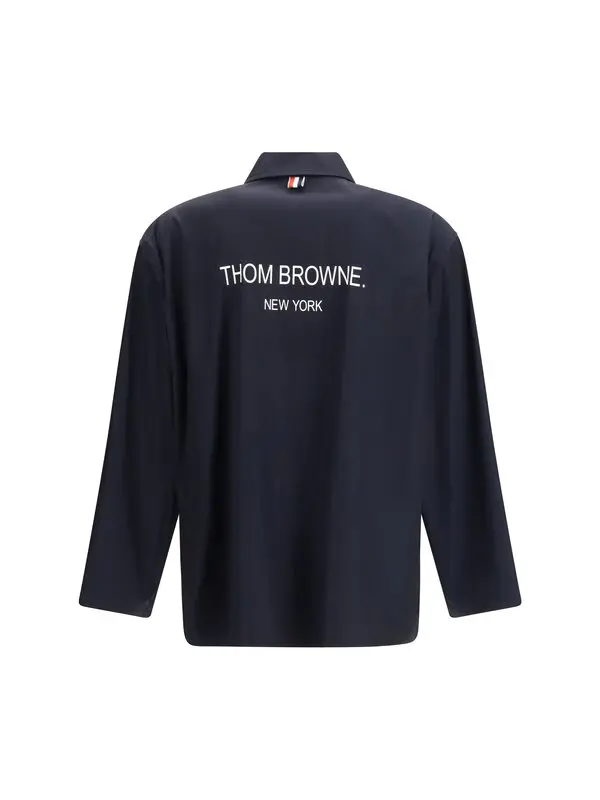 Thom Browne Packable Logo Print Jacket