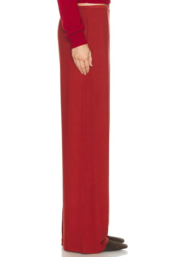 LESET Lauren Pocket Pant In Red - Rust
