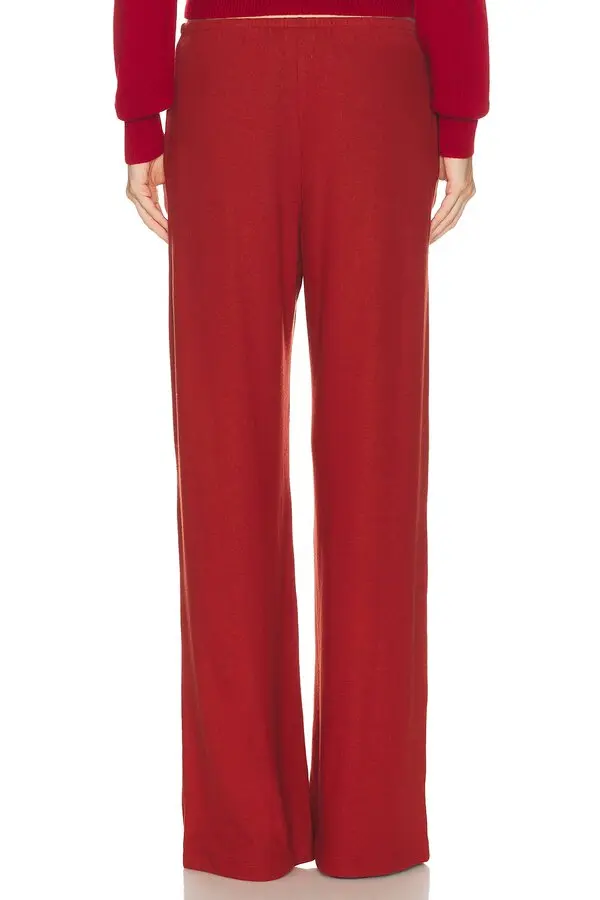 LESET Lauren Pocket Pant In Red - Rust