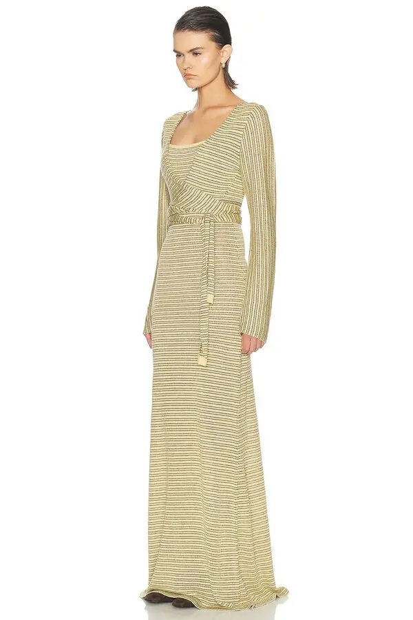 AYA MUSE Fenn Dress In Beige