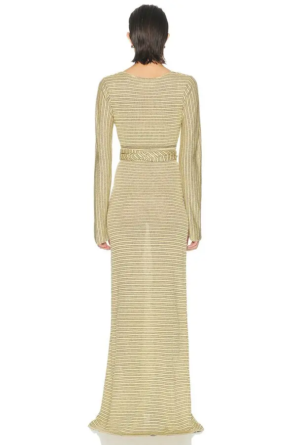 AYA MUSE Fenn Dress In Beige