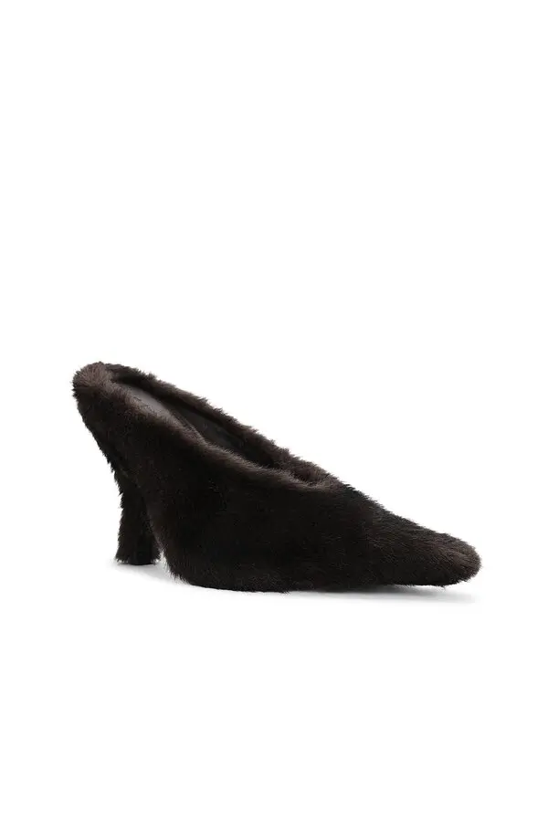 Alexander Wang Natasha 105mm Faux Fur Pump