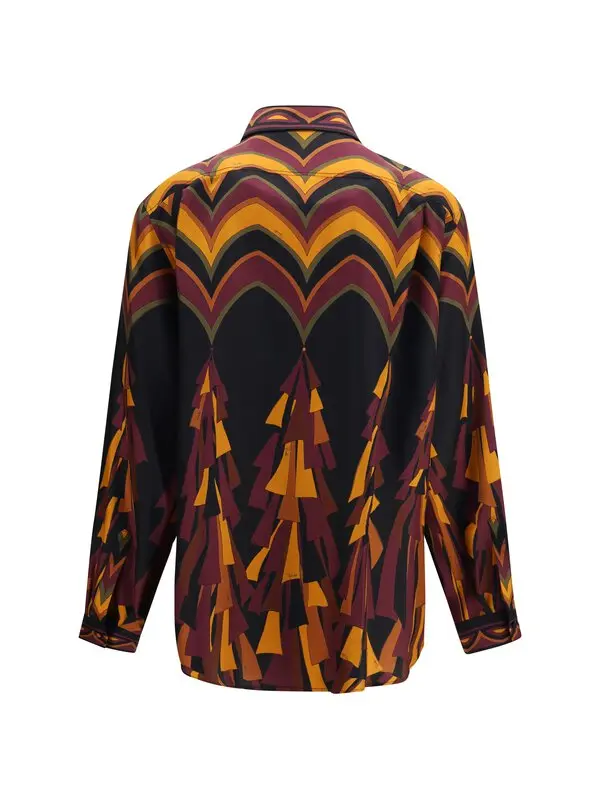 Emilio Pucci Silk Shirt In Baiadera Print