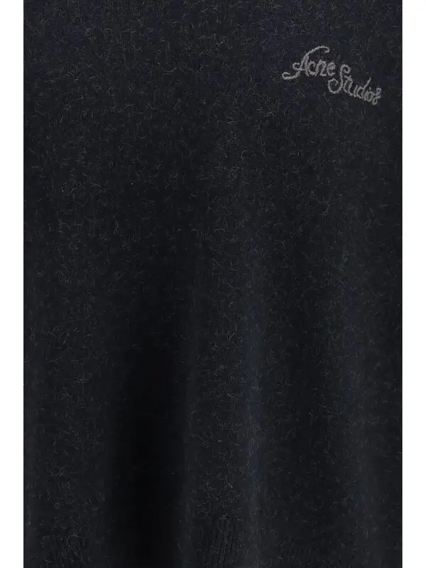 Acne Studios Camel Hair V-neck Sweater