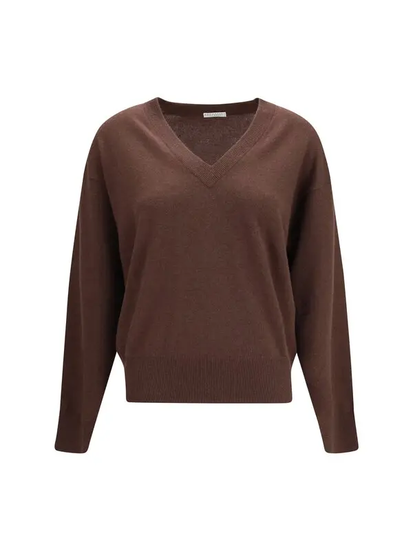Brunello Cucinelli V-neck Cashmere Sweater
