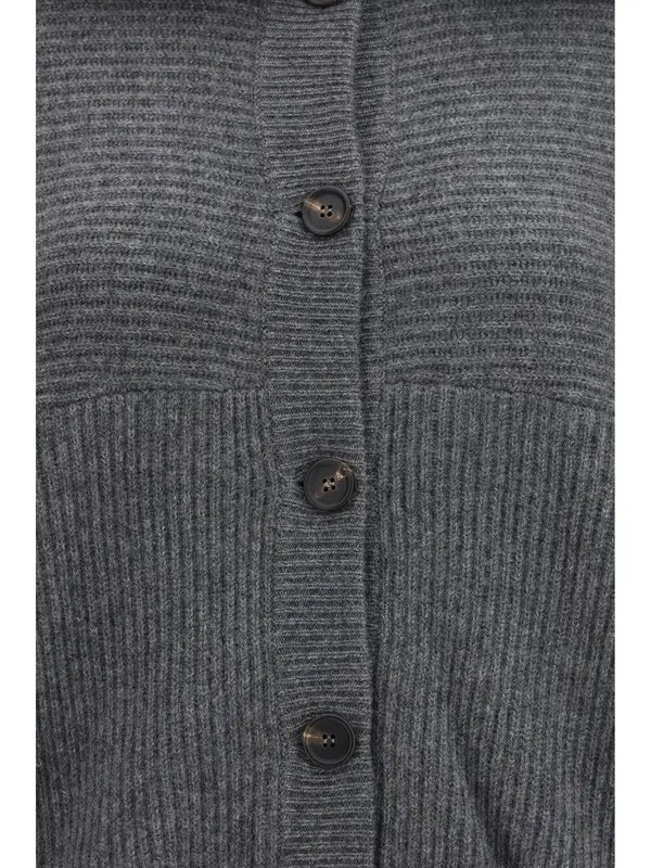Brunello Cucinelli High Neck Cashmere Cardigan