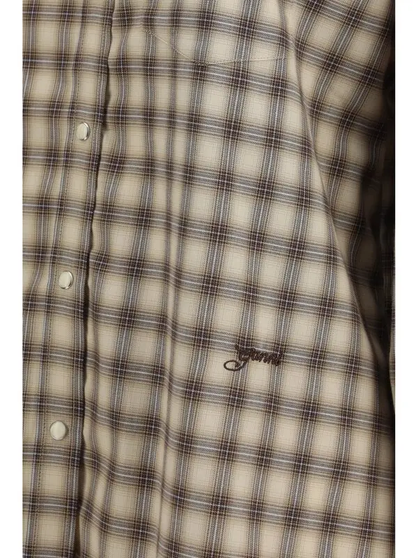 GANNI Check Fannel Shirt