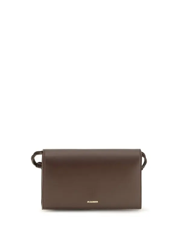 JIL SANDER Tangle Wallet With Shoulder Strap