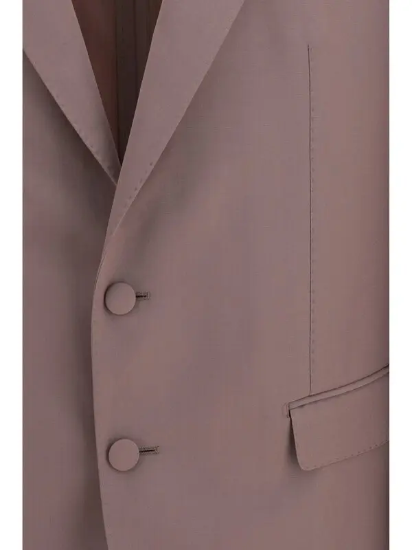 Dolce & Gabbana Single-breasted Wool Poplin Jacket