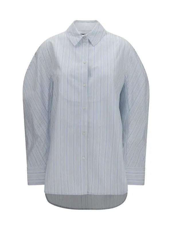 Jacquemus Citta Cotton-poplin Shirt - Blue