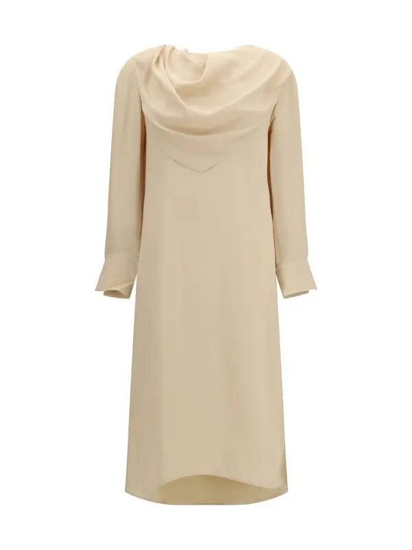 Acne Studios Draped Backless Midi Dress
