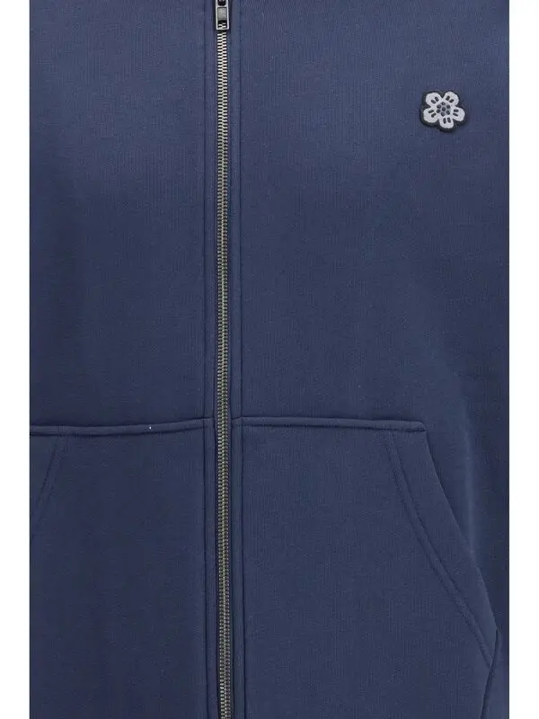 Kenzo Boke Flower Embroidered Zip Hoodie